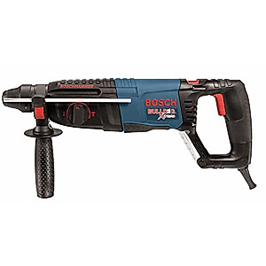 Bosch 11255VSR-GWS8 1" SDS-plus Bulldog Xtreme Rotary Hammer with 4-1/2" Small Angle Grinder, Blue