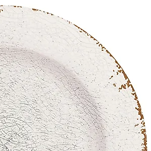 Gibson Home Mauna Melamine Dinnerware Set, Service for 4 (12pcs), Ice Rustic