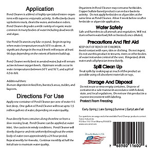 Pond Champs Pond Cleaner Gallon and Muck Doctor 2lb Bacteria Bundle