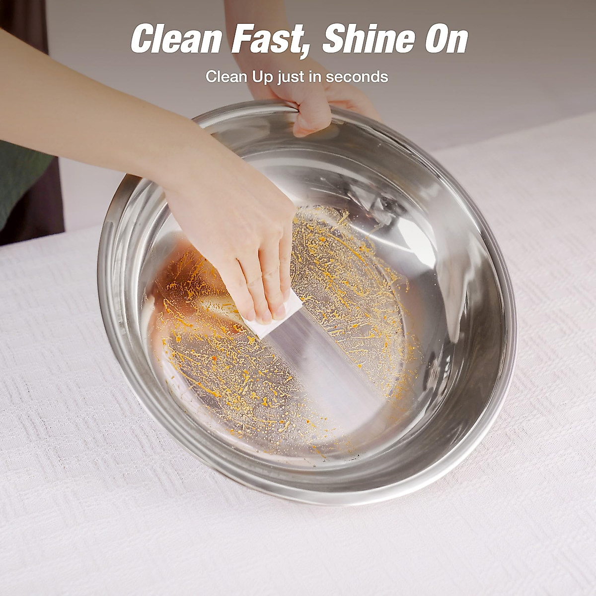 WARMOUNTS Gold Chafing Dishes for Buffet, 5QT Round Chafing Dish Buffet Set w/Glass Lid & Lid Holder, Thickened Stainless Steel Chafers and Buffet Warmers Sets for Weddings, Events, Banquet (2)