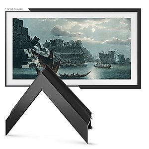 Frame My TV Deco TV Frames Alloy Scoop - Anodized Black Bezel Compatible ONLY with Samsung The Frame TV (32", Fits 2021-2024 Frame TV)