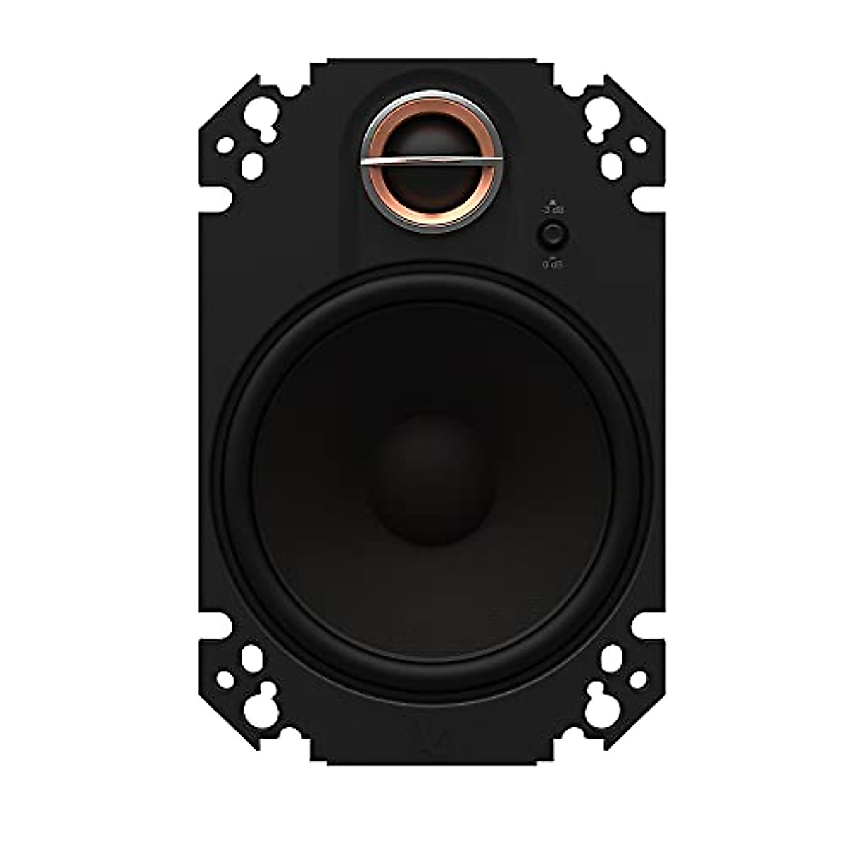 Infinity Kappa 4” x 6” Two-Way car Audio Plate Multi-Element Speaker/No Grill, Black, INFSPKKA463XFAM