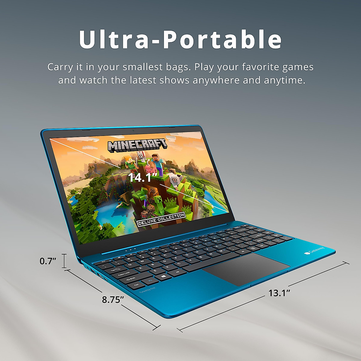 Gateway 14.1" Ultra Slim Laptop, IPS FHD Display, Intel i5-1135G7 Processor, 16GB RAM, 1TB PCIe SSD, Intel Iris Xe Graphics, Camera, Fingerprint Scanner, Bluetooth, Blue, Win 10, 32GB USB Card