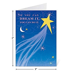 Current Inspire Congrats Graduation Cards, Set of 6 (3 Designs), 5 x 7 Inches, Assorted Congratulations Greeting Card Set, Envelopes Included