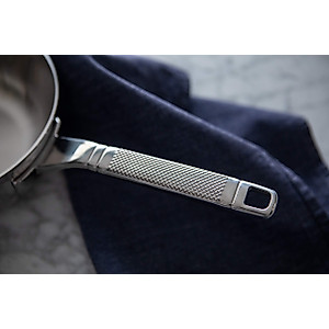 SAVEUR SELECTS 10-piece Tri-ply Stainless Steel Cookware Set, 6 Essential Pots and Pans, 4 Interchangeable Lids, Induction-ready, Dishwasher Safe, Voyage Series