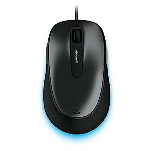 Microsoft Comfort Mouse 4500 for Business - Lochness Gray. Wired USB Computer mouse with 5 customizable buttons, works with PC/Laptop