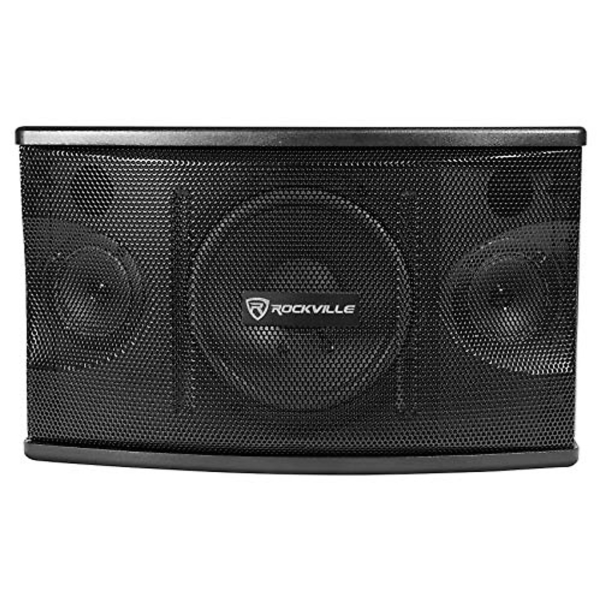 Rockville Pair 8" 3-Way 800 Watt Karaoke/Pro Speakers+Wall Brackets/MDF (KPS80), Black