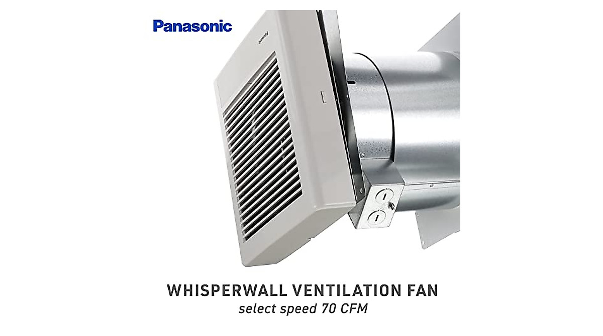 Panasonic FV-08WQ1 WhisperWall Bathroom Fan - Silent Airflow