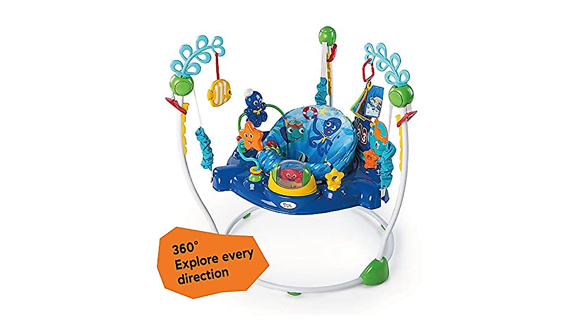 Baby Einstein Neptune's Ocean Discovery Jumper - Enhance Bilingual Play