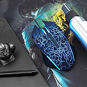 Wyyggnb Gaming Keyboard Computer E-Sports Game Mechanical Keyboard and Mouse Set, Wired Computer USB Interface Keyboard