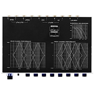 BOSS Audio Systems AVA1210 7 Band Pre-Amp Car Equalizer with Gold-Plated Front Rear and Subwoofer Outputs