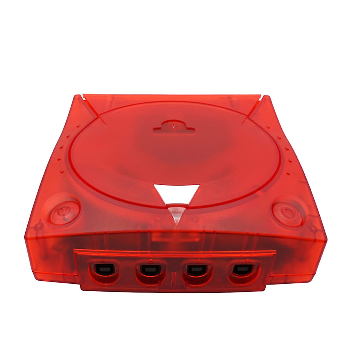 Kingjinglo Plastic Housing Shell Replacement Translucent Case for SEGA Dreamcast DC Console Game Console Box for SEGA Dreamcast DC, Black