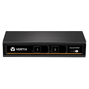 Vertiv Avocent 2-Port DVI-I 4K Ultra HD KVM Switch (SV220)