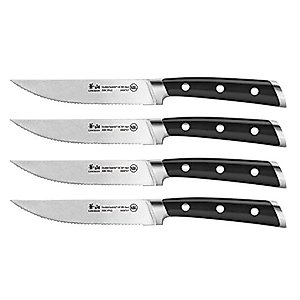 Cangshan TS Series 1020724 Swedish 14C28N Steel Forged 4-Piece Steak Knife Set
