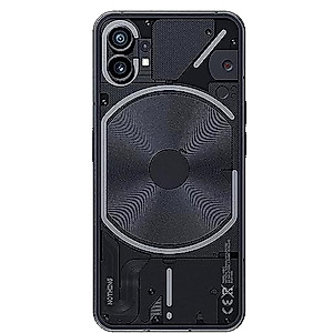 Nothing Phone1 5G Dual 128GB 8GB RAM Smartphone Factory Unlocked (GSM Only | No CDMA - not Compatible with Verizon/Sprint) - Black