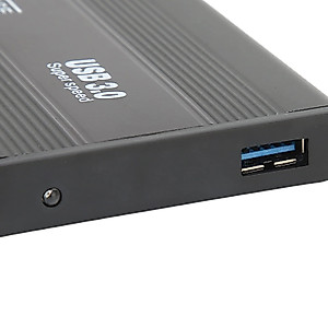 USB 3.0 Hard Drive Enclosure, 1TB Aluminium External Enclosures for SSD HDD, Support Hot Swap, Plug and Play, for Vista for Win for Win ME for Win XP