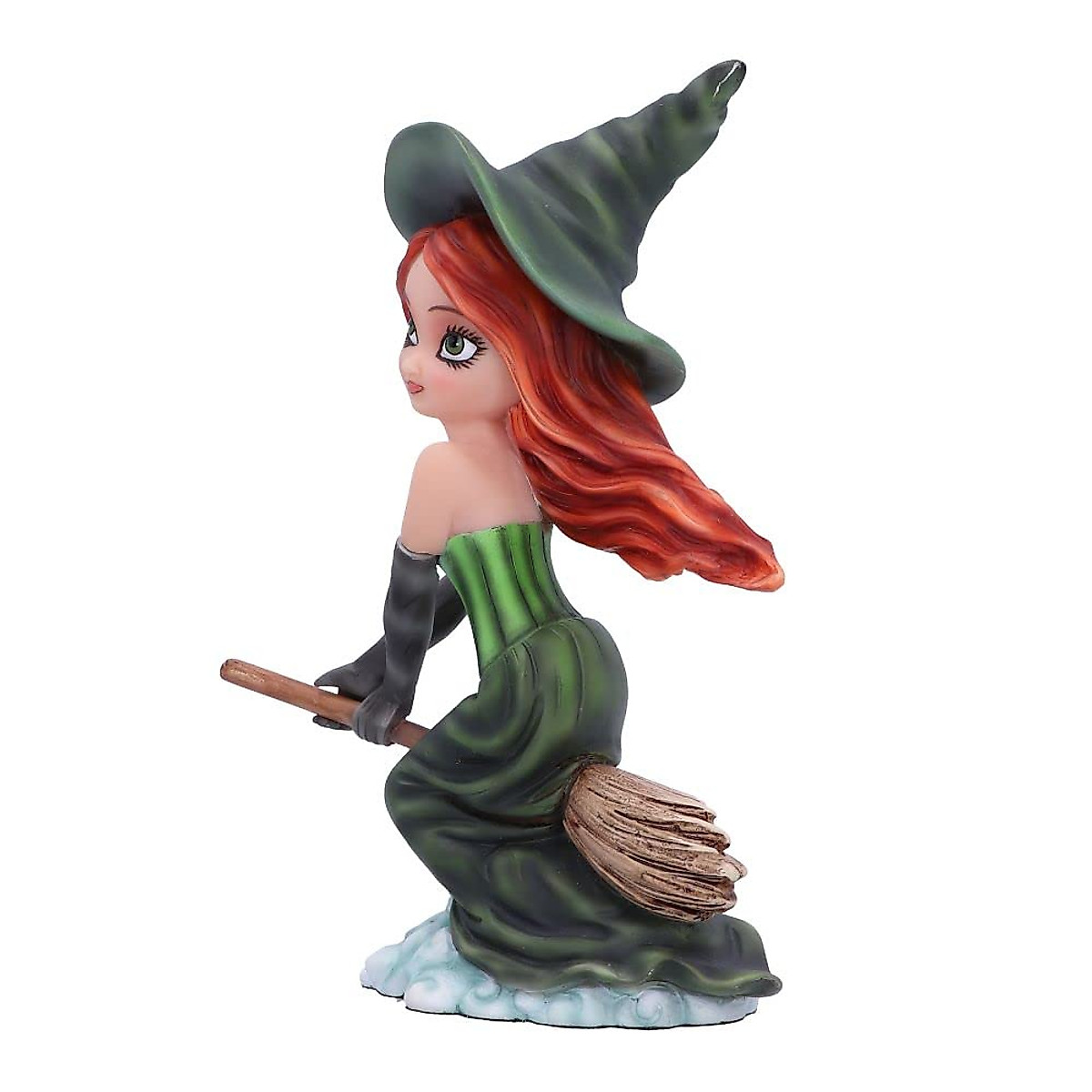 Nemesis Now Willow Witch Figurine, Green, 16cm