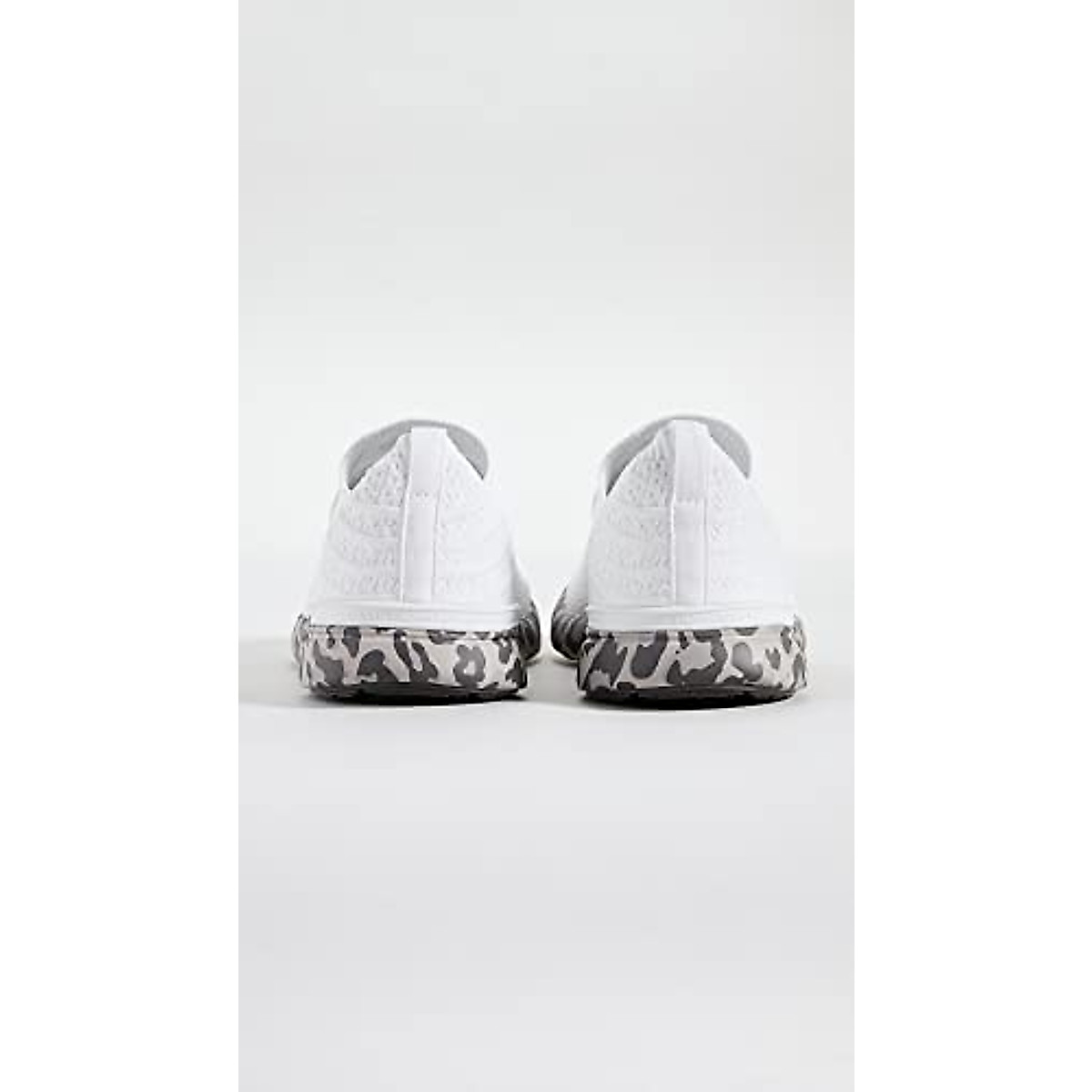 APL: Athletic Propulsion Labs Women's Techloom Wave Sneakers, White/Asteroid/Leopard, 9 Medium US
