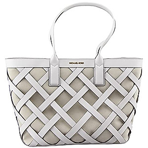 Michael Michael Kors Women's Sienna Woven Leather Large Tote Shoulder Bag, Style 35T1G4ST3C.