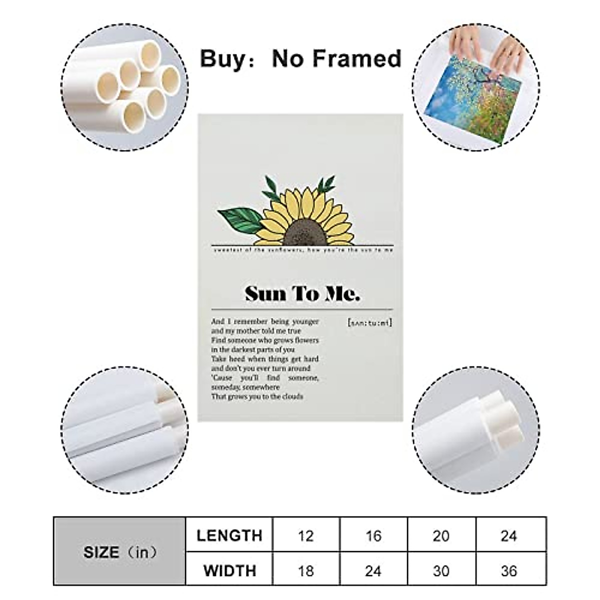 Zach Bryan Sun To Me Canvas Poster Bedroom Decoration Landscape Office Valentine's Birthday Gift Unframe-style12x18inch(30x45cm)