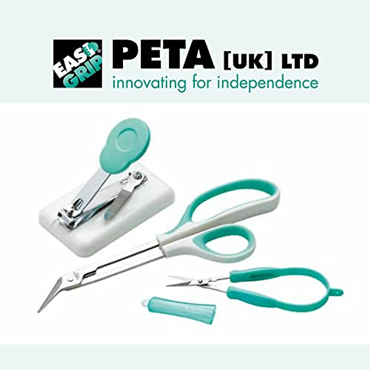 Easi-Grip PNC-3 Peta Table Nail Clipper Great for use if You Have weak Hands, Poor Grip or a Tremor