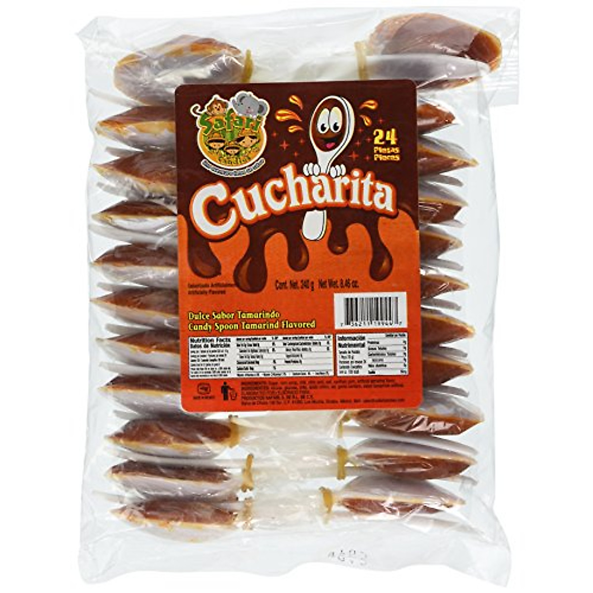 Spoon Hot Candy Tamarind Flavor Candy(cucharita Con Tamarindo)