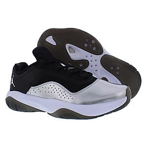 Nike Womens Air Jordan 11 CMFT Low Trainers DV2629 Sneakers Shoes (UK 5 US 7.5 EU 38.5, Black Metallic Silver White 001)