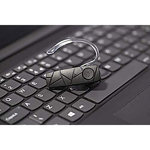 TELLUR VOX 55 Bluetooth Headset, Handsfree Earpiece, BT v5.2, Multipoint Two Simultaneous Connected Devices, 360° Hook for Right or Left Ear, iPhone and Android