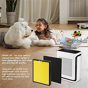 Vital 200S Absorber Air Purifier Replacement Filter Compatible with LEVOIT Vital 200S Air Purifiers, 3-in-1 H13 Grade True HEPA Filter Replacement