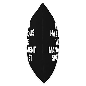 Retired Hazardous Waste Management Specialist Throw Pillow