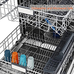 Homestockplus 【Set of 8】 20 Oz Tumbler Cups,Unbreakable Drinking Cups Microwave and Dishwasher Safe BPA Free E-Co Friendly Reusable Cup For Smoothies,Water