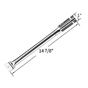Replacement Parts for Nexgrill 720-0830H, 720-0783E, Master Forge 1010037 Gas Grill Models, 4 Pack Stainless Steel Burner Tube, Heat Plates Tent Shield and Cooking Grids Grill Grate Repair Kit