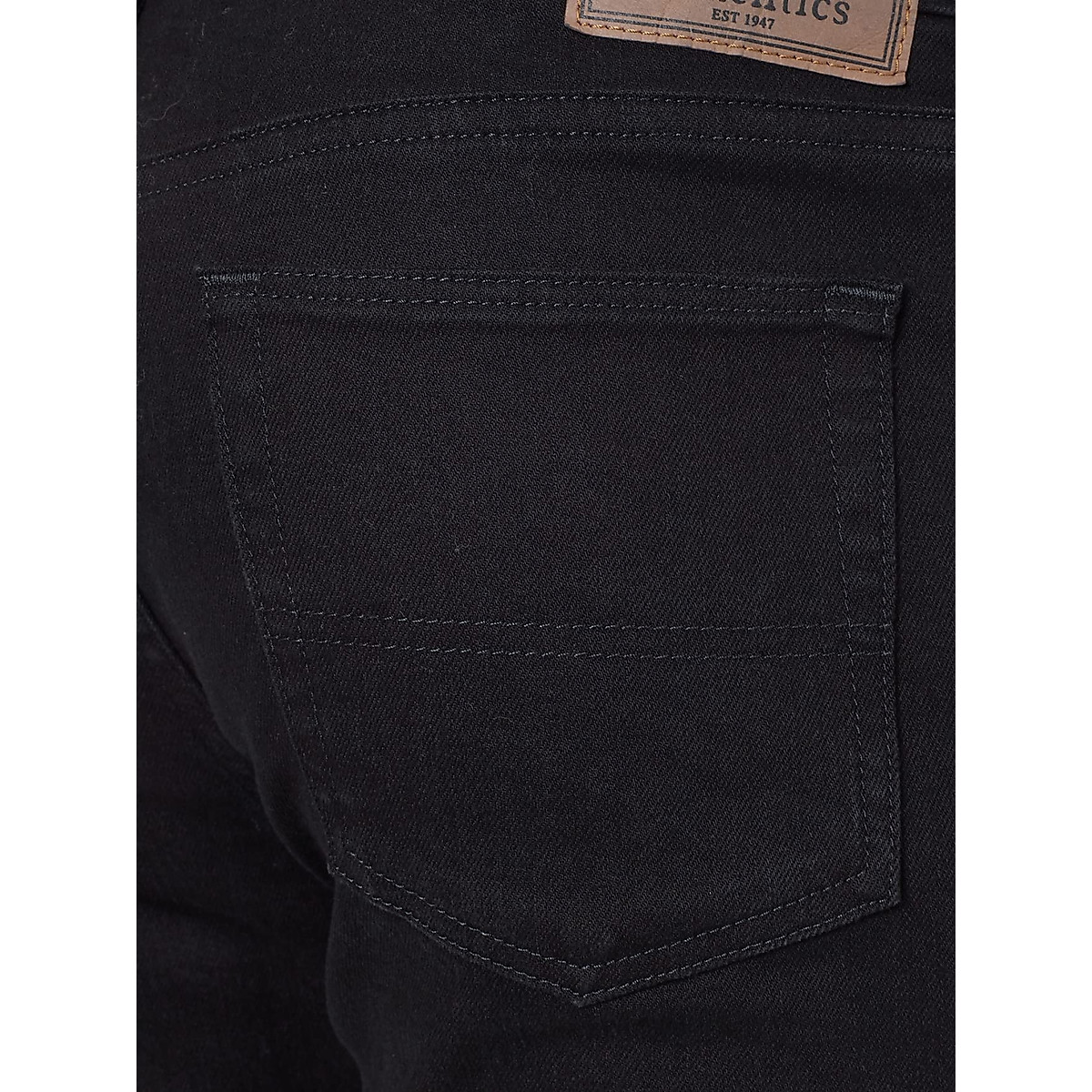 Wrangler Authentics Men's Classic 5-Pocket Relaxed Fit Flex Jean Black Flex 42W x 28L