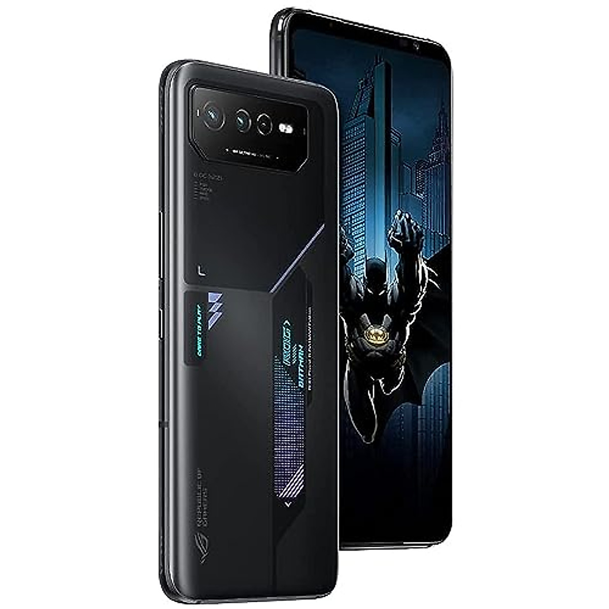 ASUS ROG Phone 6 Batman Edition 5G AI2203 Dual 256GB 12GB RAM Factory Unlocked (GSM Only | No CDMA - not Compatible with Verizon/Sprint) - Night Black