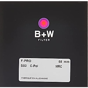 B+W 58mm Circular Polarizer with Multi-Resistant Coating
