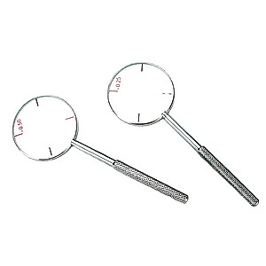 Holyavision Optical Cross Cylinder Ophthalmic Lens Diopters Optometry Accessories Optics Lens Optical Tool 4pcs(2pcs 0.25/2pcs 0.50)