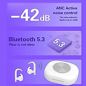 Freesa Horn-On-Ear 5.3 Sports Bluetooth Headset,Seven-Levels of Waterproof, Noise-Reducing, Talkable, Hall-Switch, Suitable for Sports/Games