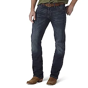 Wrangler mens 20x Slim Fit Straight Leg Jeans, Denver, 28W x 32L US