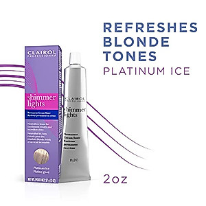 Clairol Professional Shimmer Lights Permanent Cream Toner - Platinum Ice