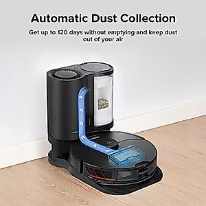 roborock S7 MaxV Plus Robot Vacuum and Sonic Mop with Auto-Empty Dock, ReactiveAI 2.0 Obstacle Avoidance, Real-Time Video Call, 5100Pa Suction, Perfect for Pet Hair