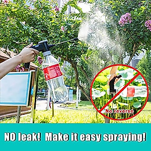 JETASU electric sprayer, garden sprayer you may never have seen, Cola bottle for direct use, USB fast charging with adjustable spout for gardening, Yard, Cleaning