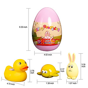 Doli Yearning Baby Bath Thermometers Classic Duck Shape Baby Bath Toys Baby Gifts| Squirting Squeaking Bath Toys for Toddlers Infant Kids Boys Girls |Novelty Shower Favor| Spray Water Bath Toy……