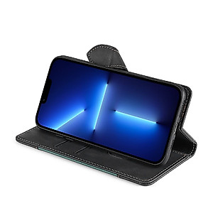 Fansipro Phone Cover Wallet Folio Case for Oppo Reno 2 F, Premium PU Leather Slim Fit Cover for Reno 2 F, 2 Card Slots, Easy Carry, Black