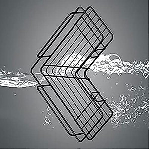 Shower Caddy, RCQD Corner Shower Caddy with Hooks/Soap Tray, Bathroom Storage Organizer,Wall Mounted Shower Organizer with Adhesive,Shower Shelf for Toilet, Dorm and Kitchen (Matte Black)