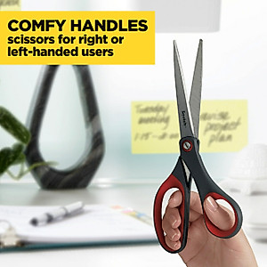 Scotch 8 Inch Precision Bent Scissors, Great for Everyday Use (1448B)
