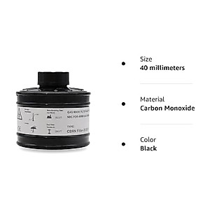 ANHUI Gas Mask Filter NATO Specifications NBC for 40mm CBRN Filter NATO with Longest Shelf Life. 20 Years
