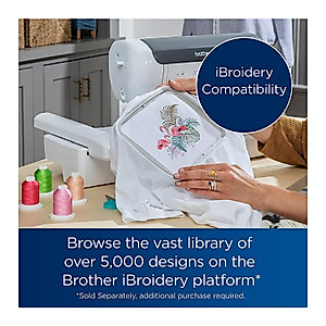 Brother SE2000 Computerized Sewing and Embroidery Machine with LCD Display with Sewing Bundle (4 Items)