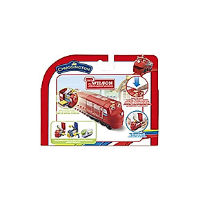 Chuggington - Pop and Transform Chuggers – Wilson - 5" Transforming Train Toy - Free-Rolling Wheels - Birthday Gift for Preschool Kids Age 3 and Up - Fun for 3 4 5 Year Old Boys and Girls