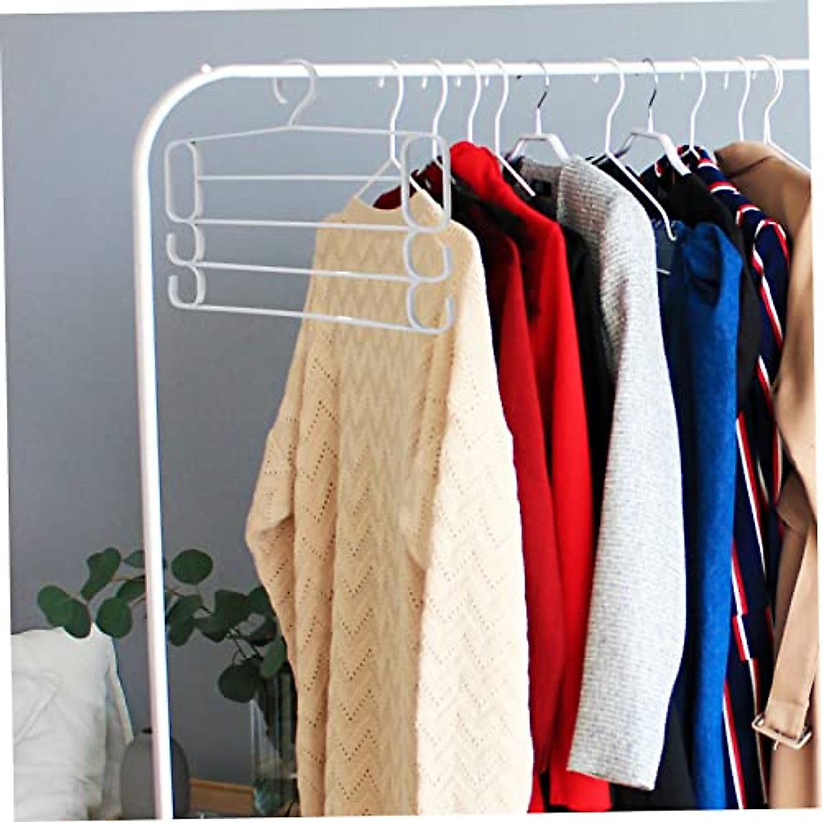 HANABASS 3pcs Tie Rack Hanger Hanger for Pants Multipurpose Hanger Skirt Clothes Hanger Skirts Hangers Leggings Hanger Coat Hanger Pants Rack Trousers Space Saving Hangers Jeans Hangers Pp