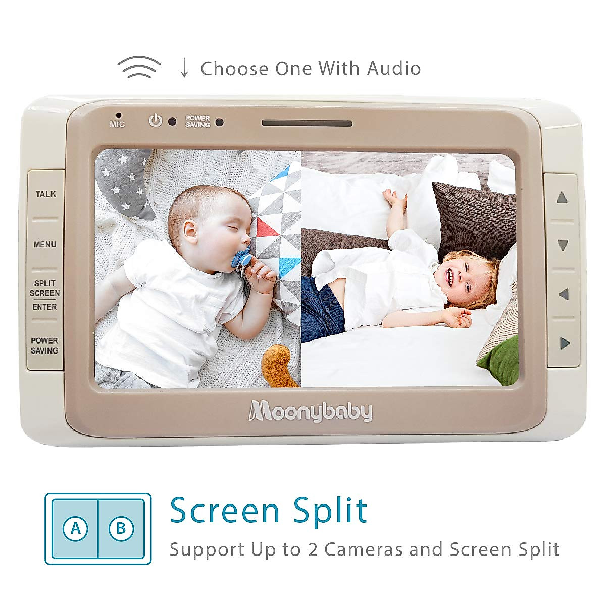 Moonybaby Split 50 Add-on Camera, Only for Handheld Monitor's S/N Number Start with 20